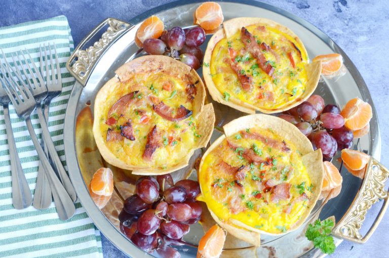 Monterey Breakfast Egg Bakes | Slice of Taste